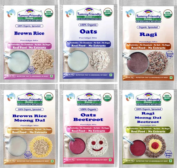 Stage1 & 2 Trial Packs- 6 Packs, 50 grams Each Variety – Certified Org ...