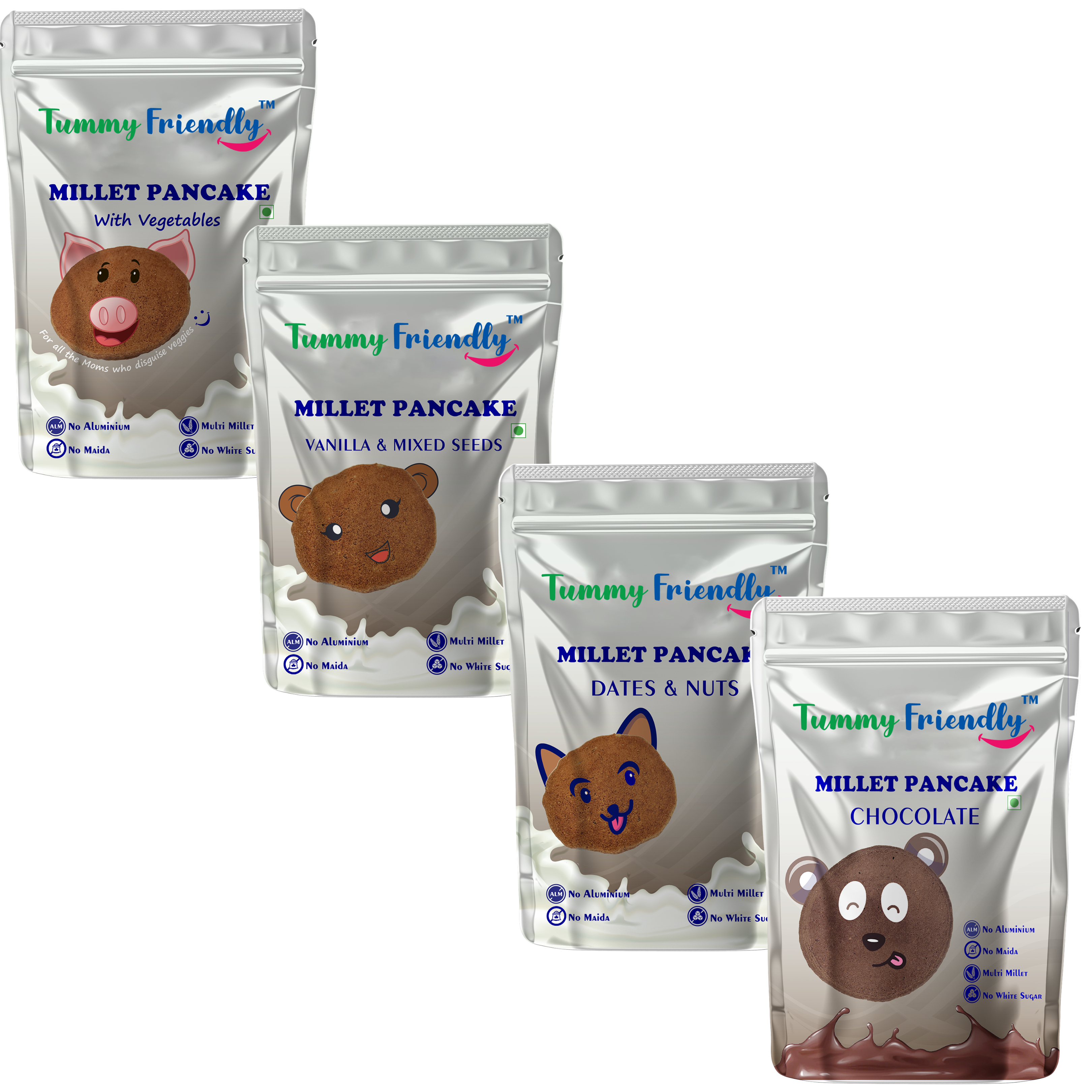 Aluminium-Free Pancake Mixes | Millet Pancake Mixes with Chocolate, Da ...